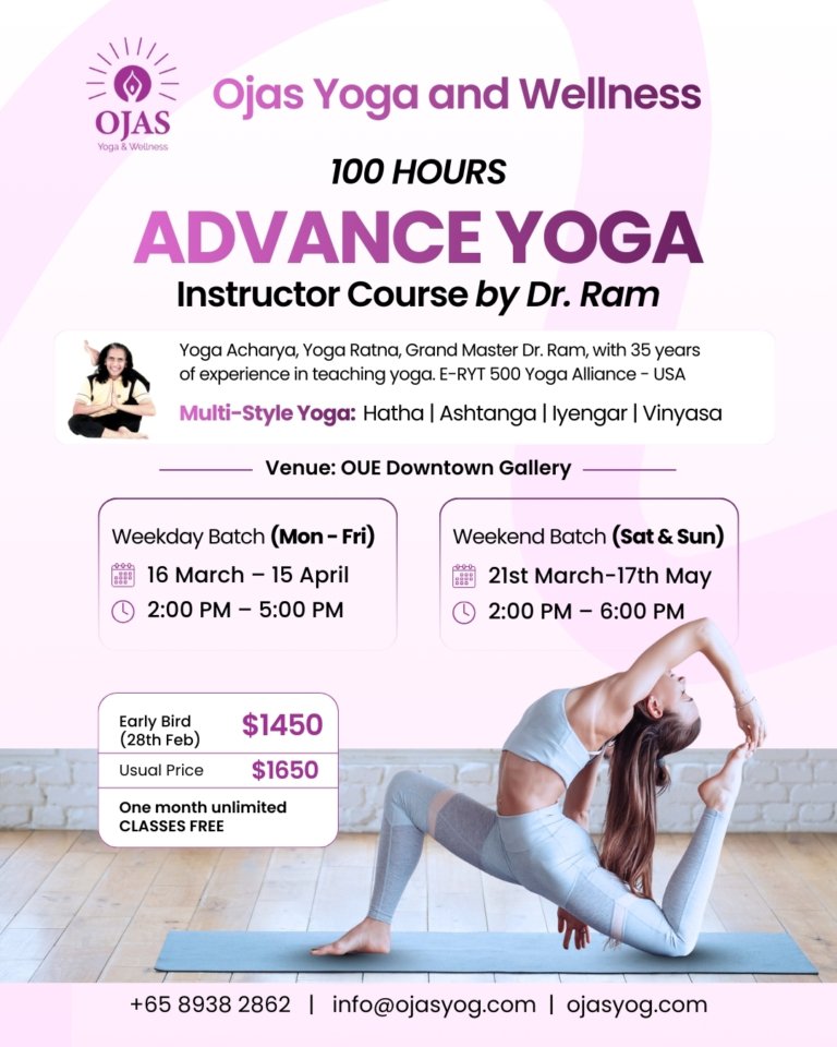Advanced Yoga Instructor Certificate Course (AYICC) - Ojas Yog